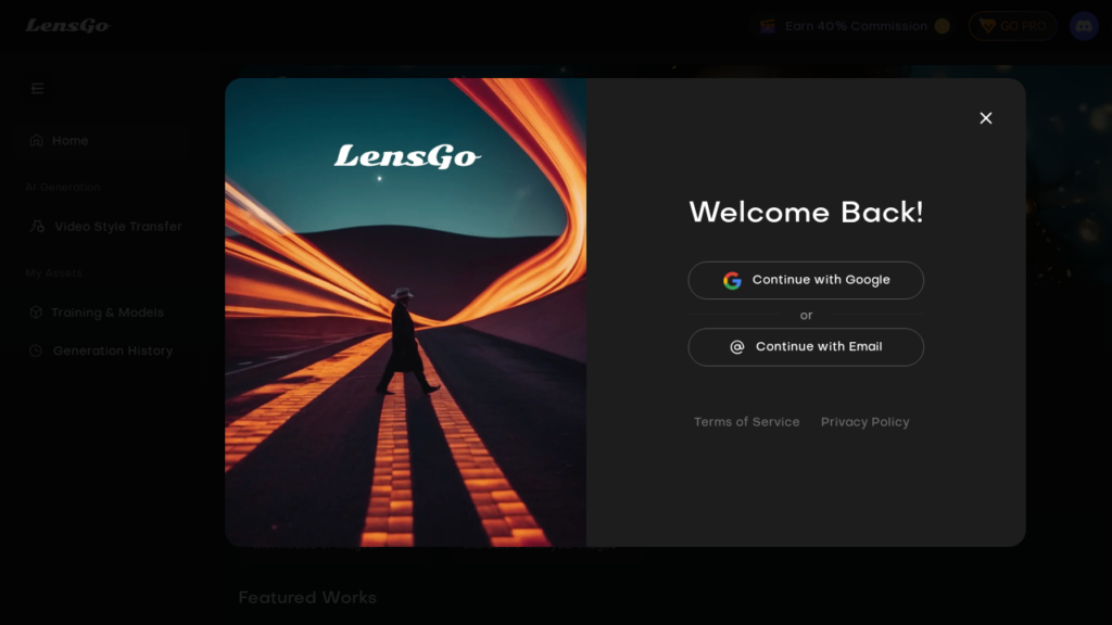 LensGo AI: Create Stunning Visuals Instantly with AI Power