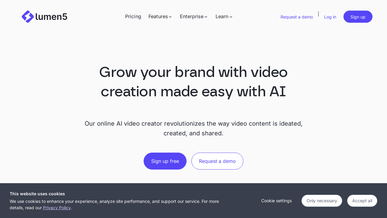 Lumen5: AI Video Creation Platform for Content Marketing
