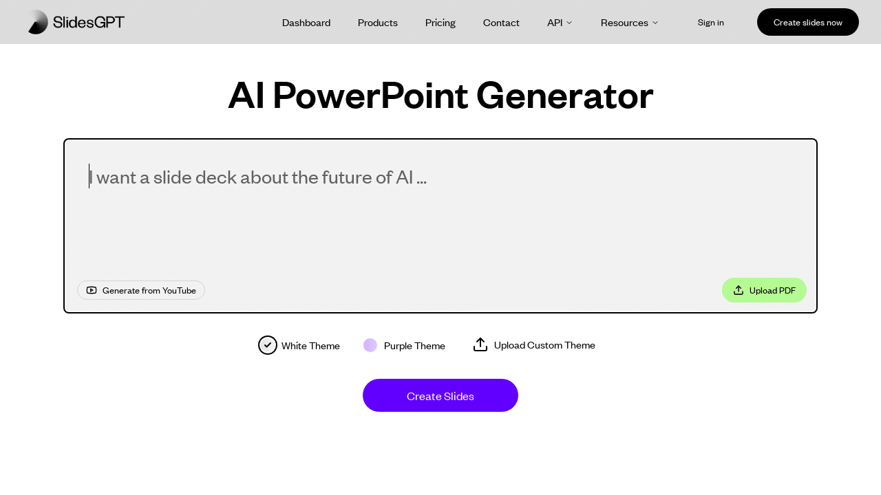 SlidesGPT: Top AI Slide Generator for Quick Presentations